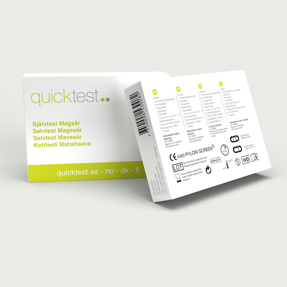 Helicobacter Pylori test | Testa dig hemma | Quicktest
